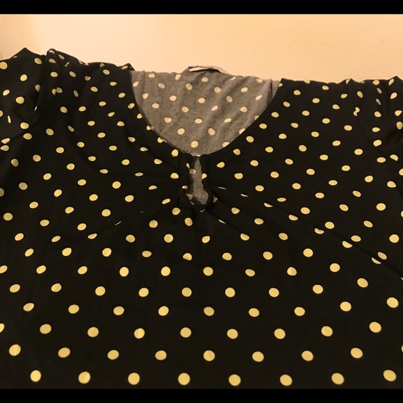 ConradC | Tops | New Conradc Collection Black Citrus Dot Top Pm | Poshmark